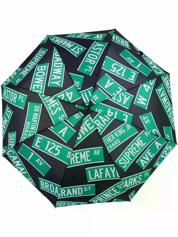 Supreme X Shedrain Street Signs Umbrella - Black