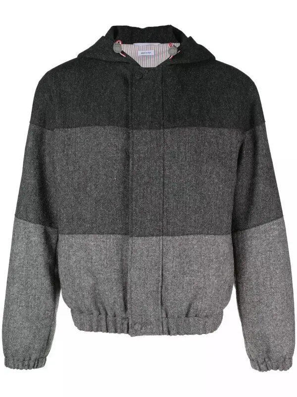 Thom Browne Padded Colour-block Panel Jacket