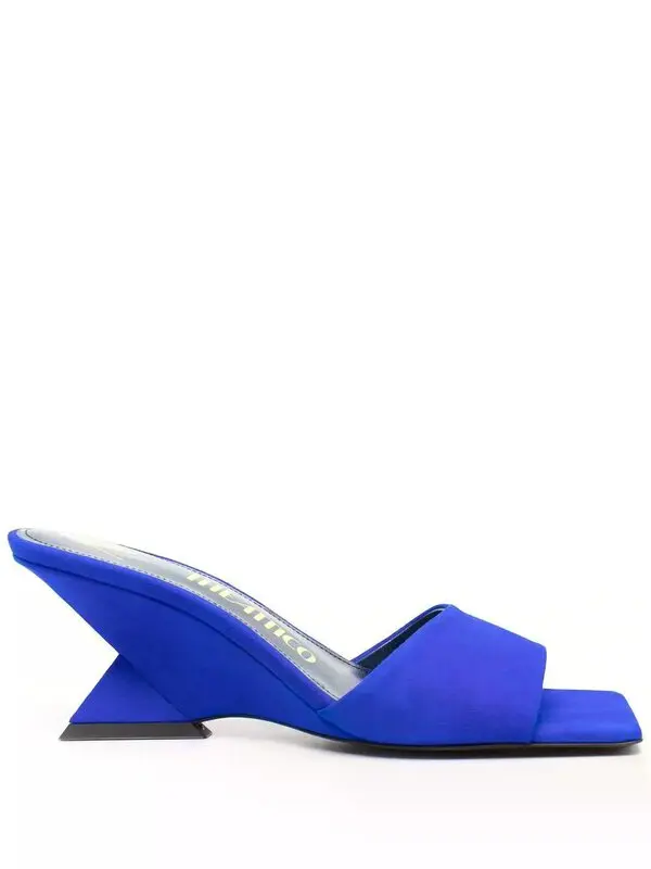 Attico Cheope Slip-on Sandals - Blue