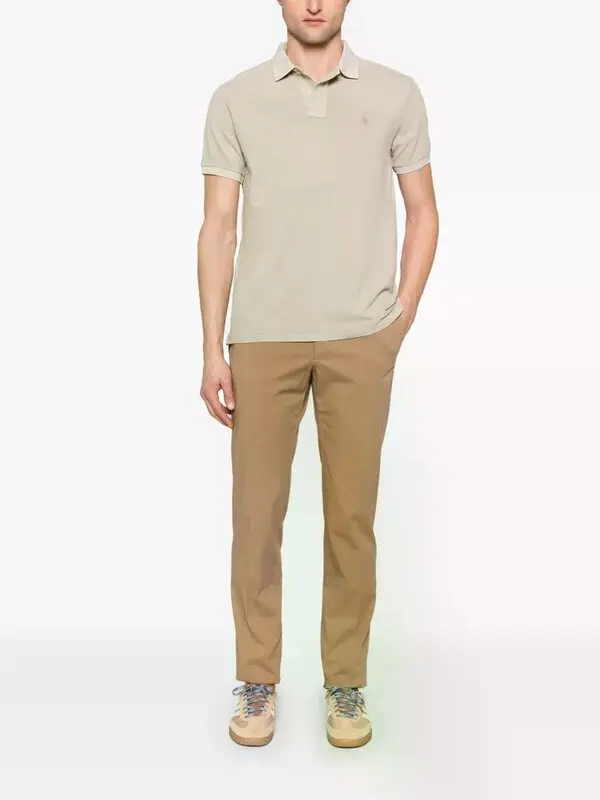 Polo Ralph Lauren Embroidered Polo Shirt - Neutrals