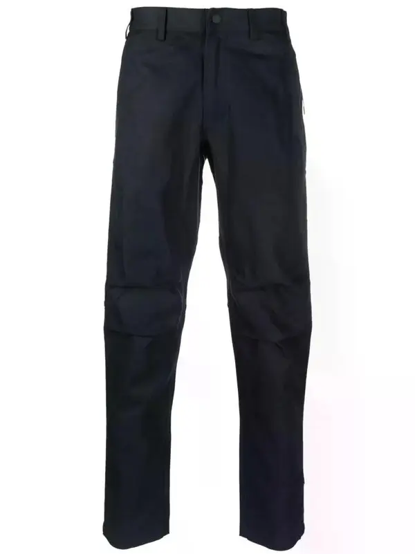 MAHARISHI Logo-patch Straight-leg Trousers - Blue