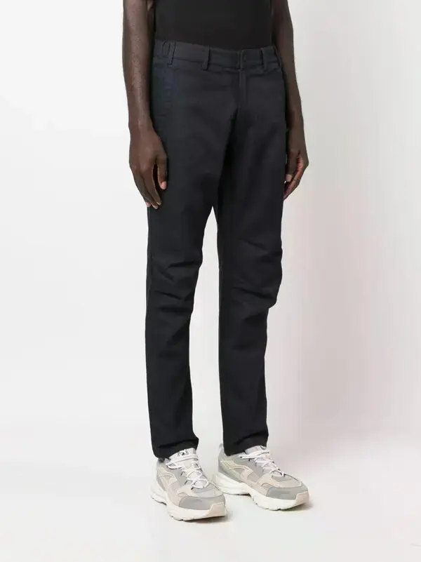 MAHARISHI Logo-patch Straight-leg Trousers - Blue