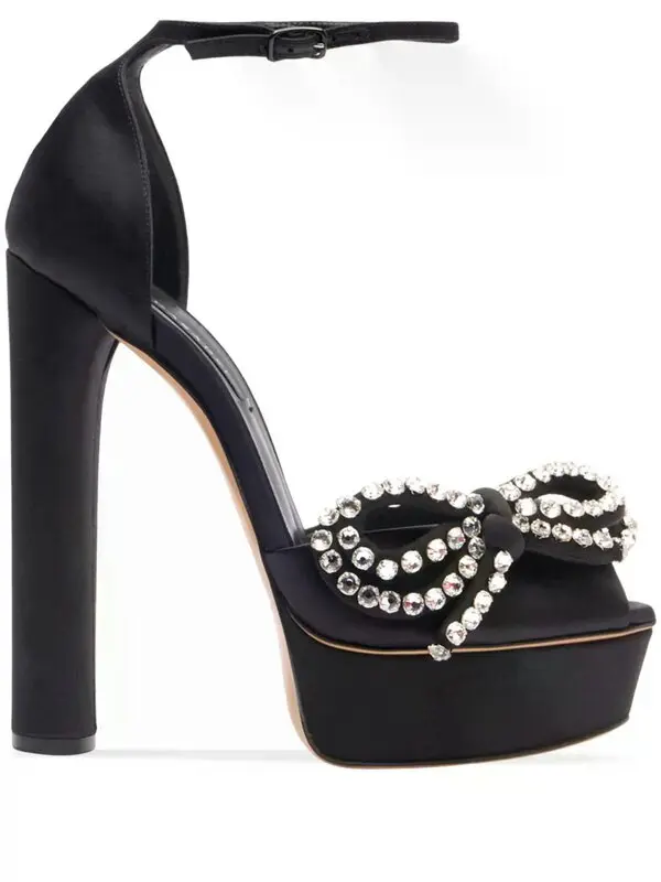 Casadei 140mm Judith Sandals With Crystal Embellishment