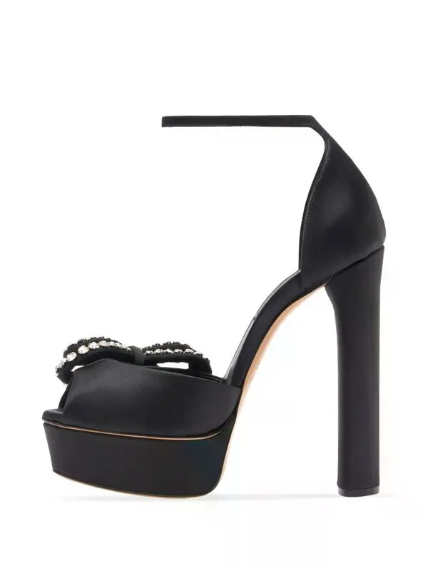 Casadei 140mm Judith Sandals With Crystal Embellishment