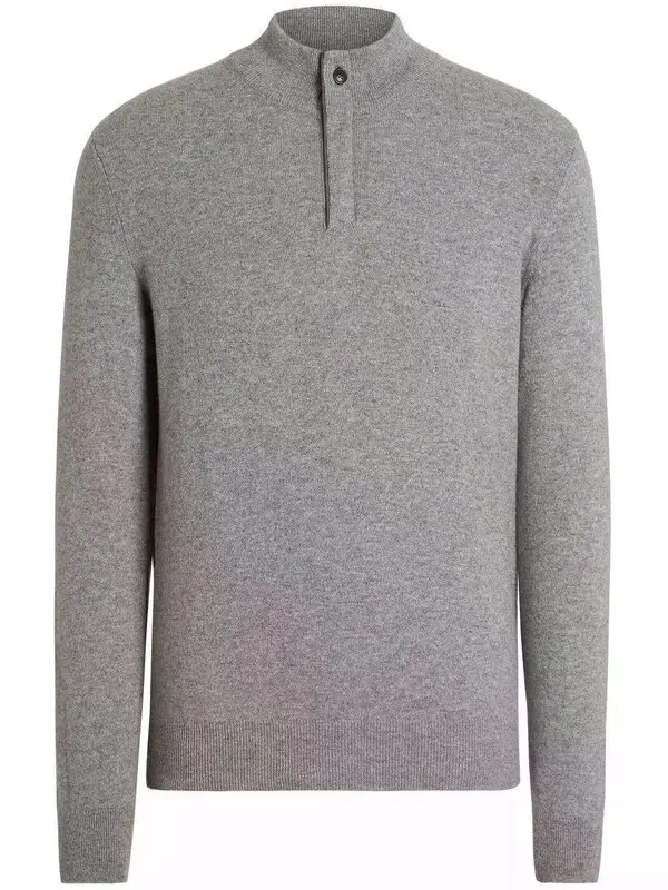 Zegna Oasi Mock-neck Cashmere Jumper
