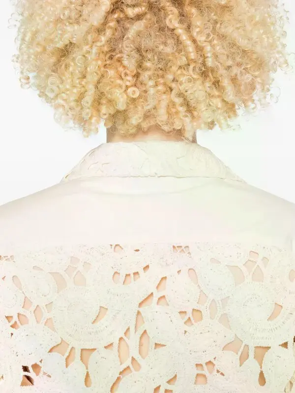 Moncler Floral Macramé Shirt