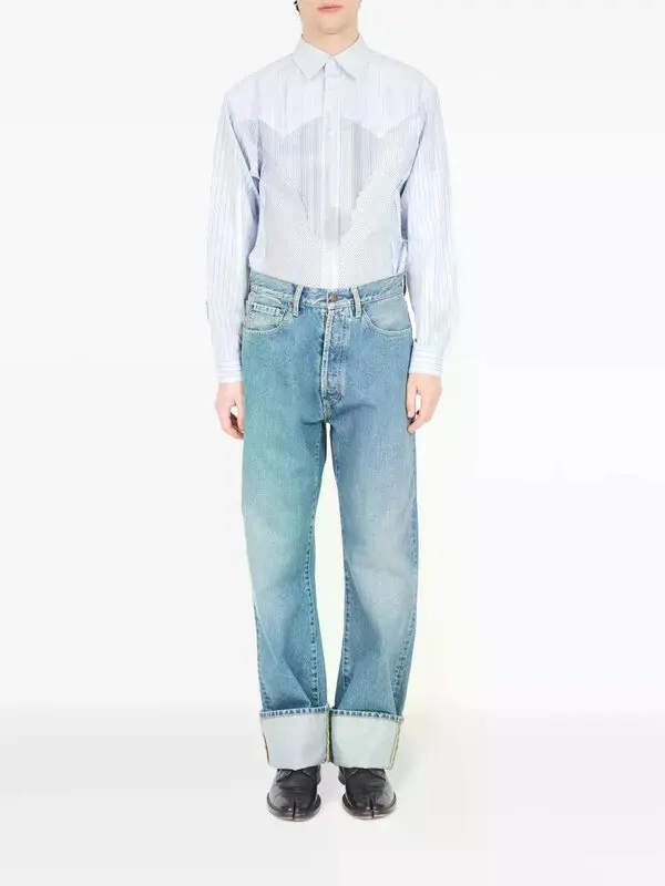 MAISON MARGIELA Straight-leg Turn-up Jeans