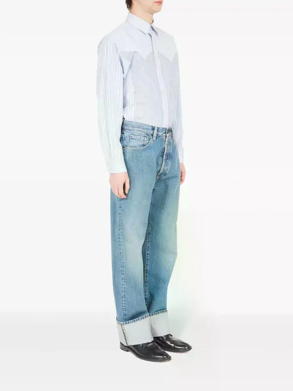 MAISON MARGIELA Straight-leg Turn-up Jeans