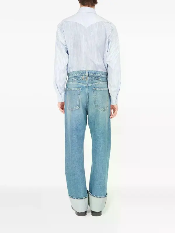 MAISON MARGIELA Straight-leg Turn-up Jeans