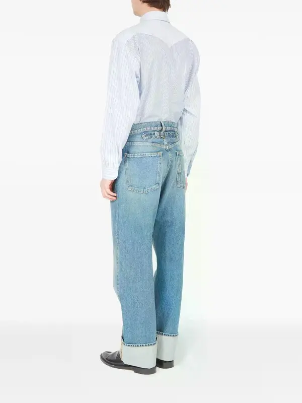 MAISON MARGIELA Straight-leg Turn-up Jeans