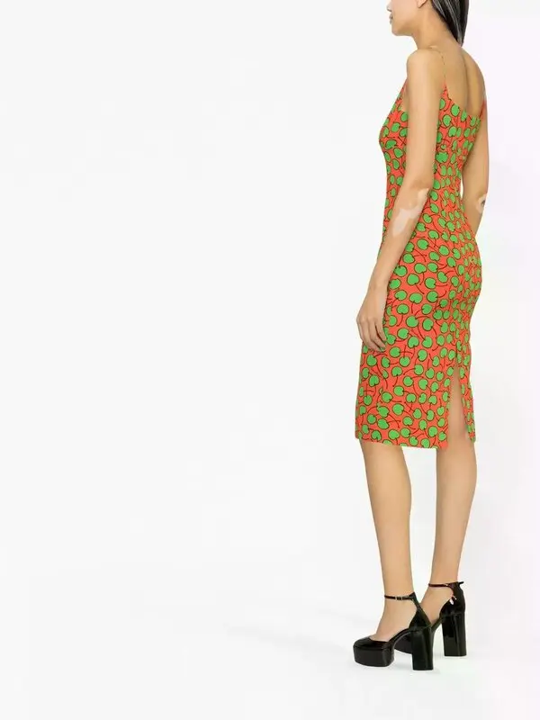 Moschino Graphic Print Midi Dress