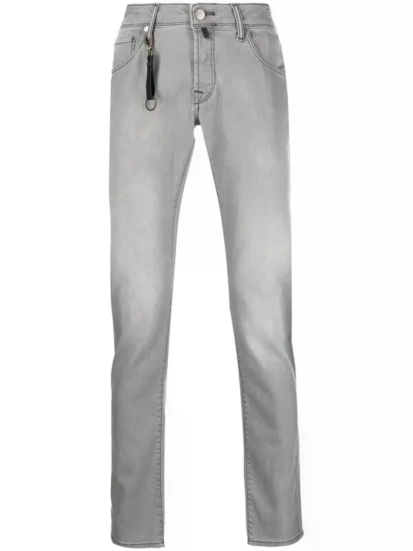 Incotex Straight Leg Jeans - Grey