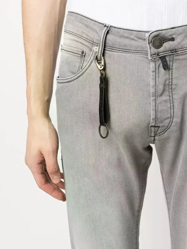 Incotex Straight Leg Jeans - Grey