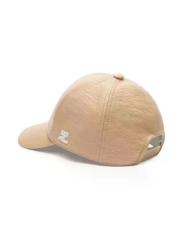 COURREGES Vinyl Baseball Cap - Neutrals