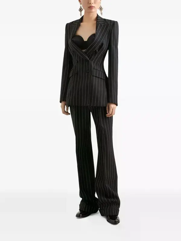 Dolce & Gabbana Striped Double-breasted Blazer