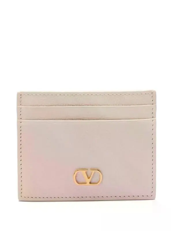 Valentino Garavani Vlogo Card Holder - Neutrals