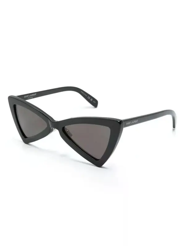 Saint Laurent Geometric Frame Sunglasses - Black