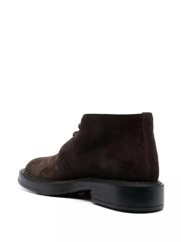 TOD'S Extralight Suede Lace-up Loafers