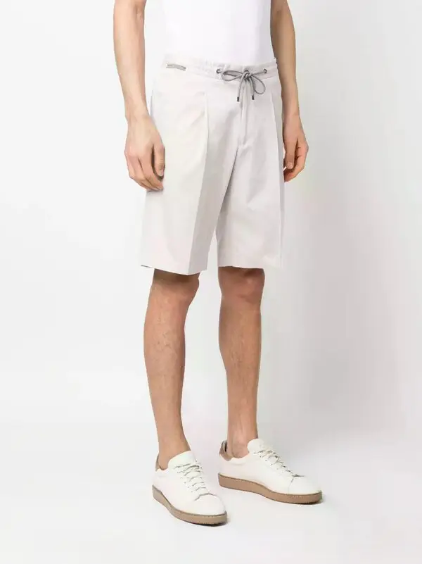Corneliani Drawstring Waist Chino Shorts