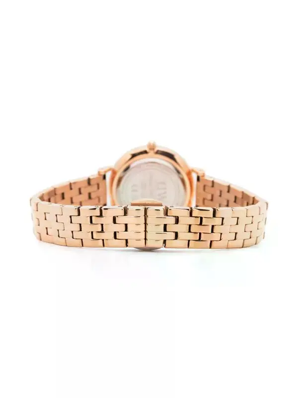 DANIEL WELLINGTON Petite Lumine 5-link 28mm Rose Gold Plated Stainless Steel Watch