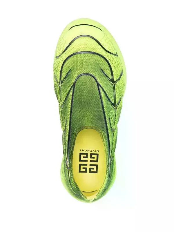 Givenchy Gradient Effect Slip-on Sneakers - Green