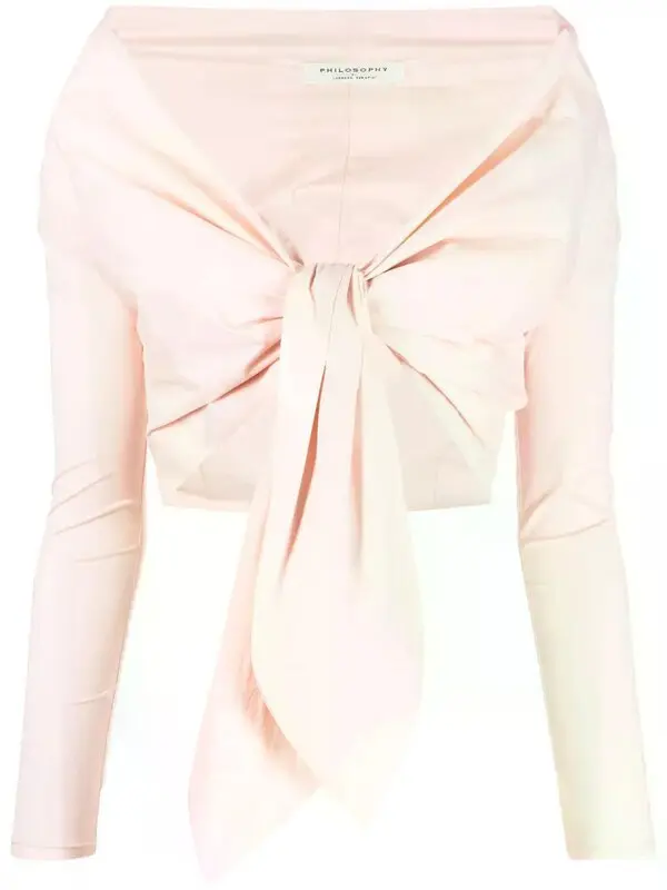 Philosophy Di Lorenzo Serafini Wraparound Style Crop Top