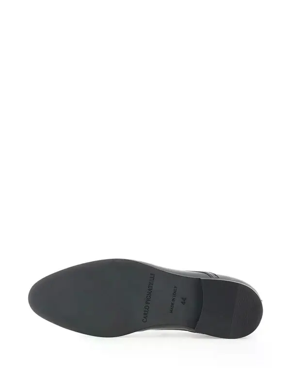 CARLO PIGNATELLI Leather Loafers - Black