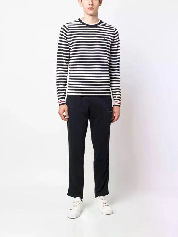 Tommy Hilfiger Logo-print Cotton Track Pants - Blue