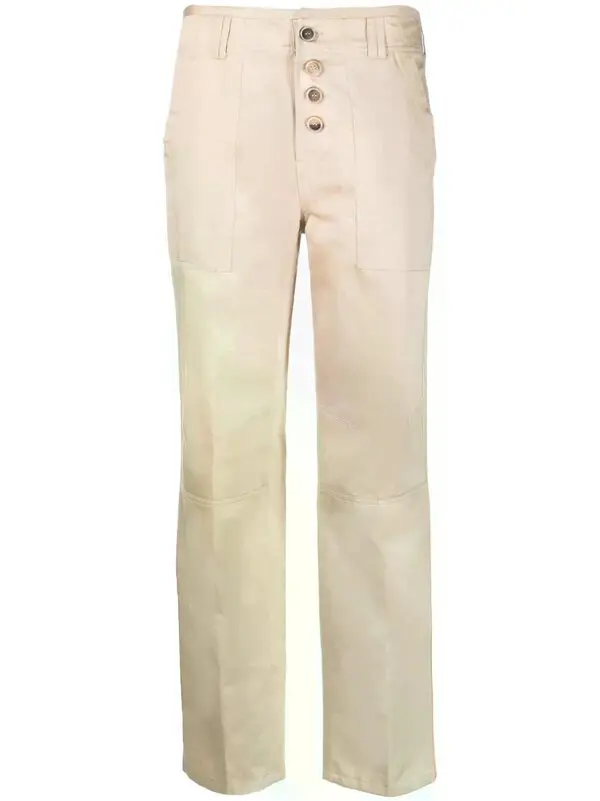 SEMICOUTURE Button-fly Straight-leg Trousers