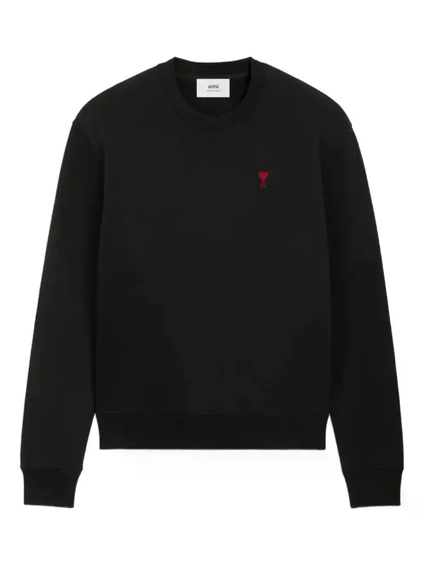 AMI Paris De Coeur Embroidered Crewneck Sweater