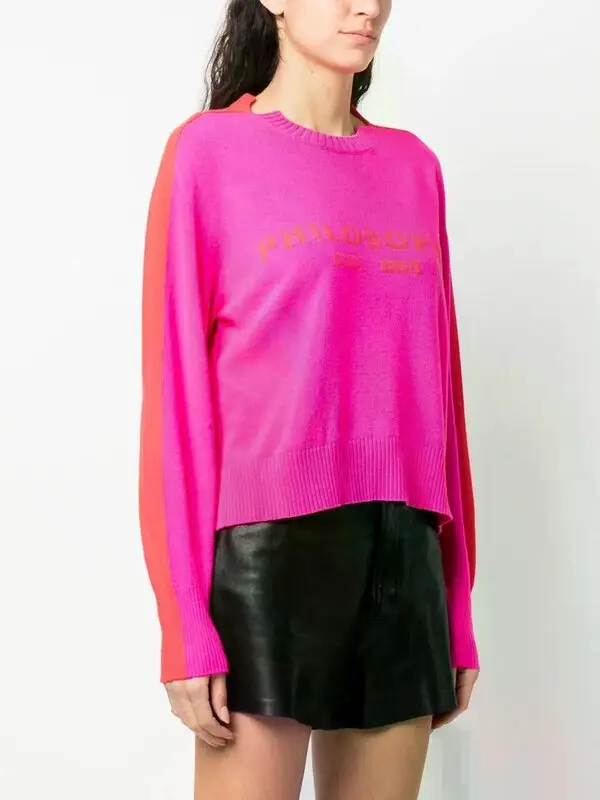 Philosophy Di Lorenzo Serafini Crew Neck Fine Knit Jumper