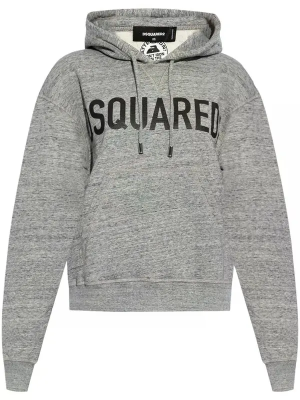 Dsquared2 Logo Print Cotton Hoodie
