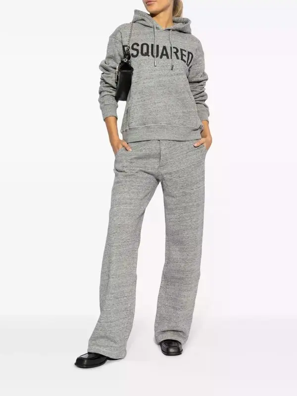 Dsquared2 Logo Print Cotton Hoodie