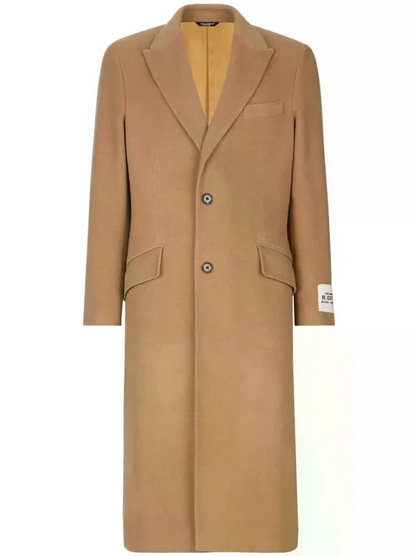 Dolce & Gabbana Single-breasted Wool Coat