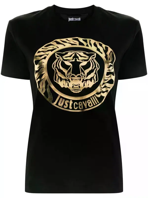 Just Cavalli Tiger Head Print T-shirt