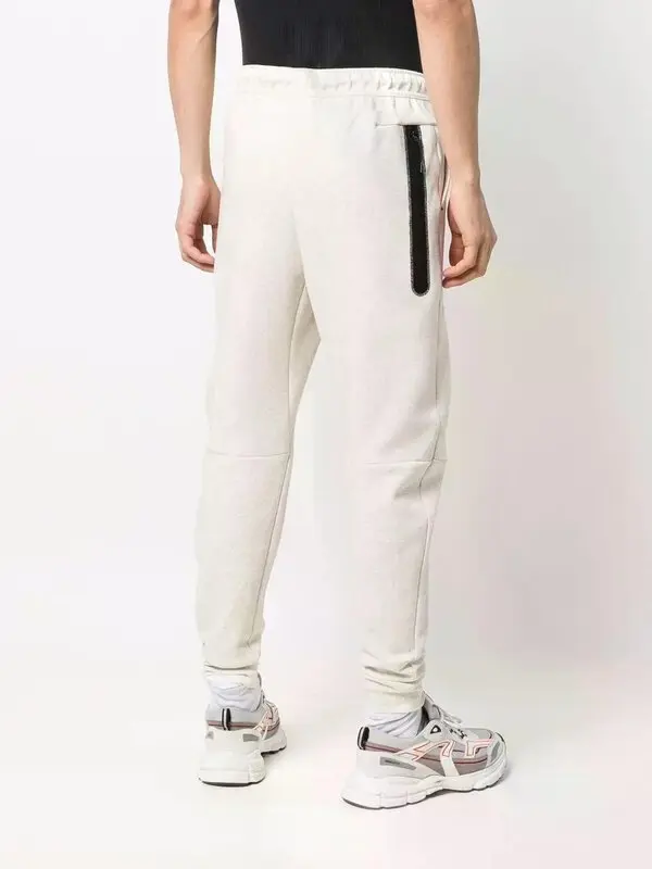 Nike Swoosh Logo Detail Track Pants - Neutrals