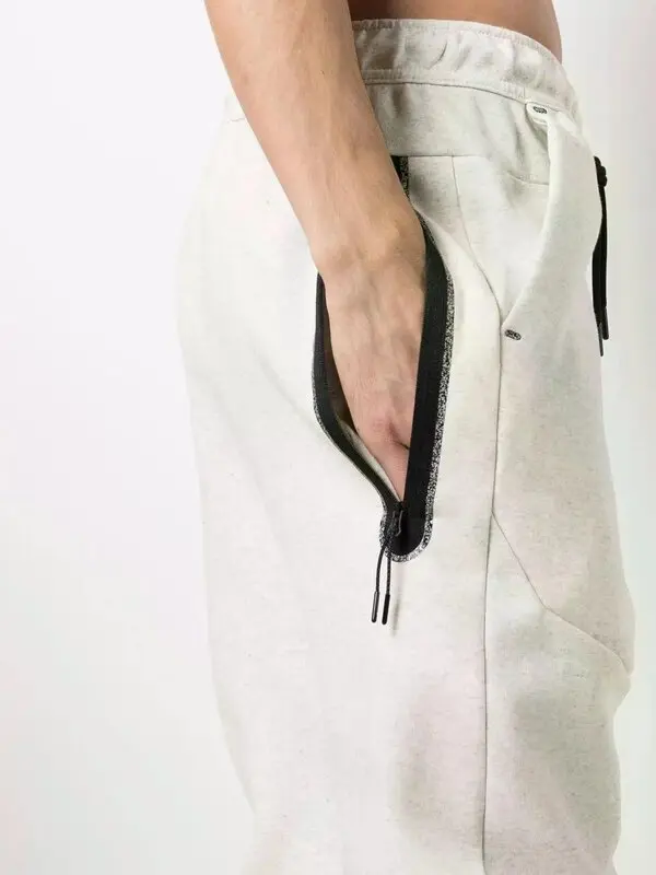 Nike Swoosh Logo Detail Track Pants - Neutrals