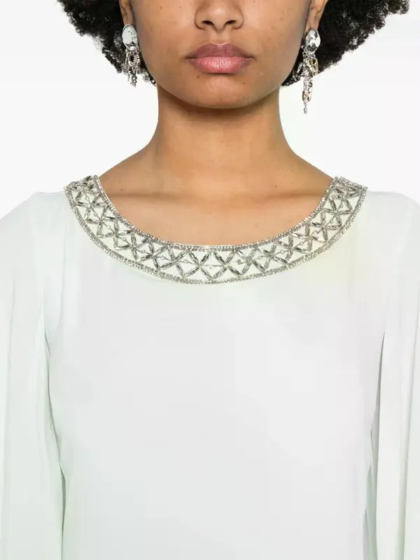 Amen Gem-embellished Maxi Dress
