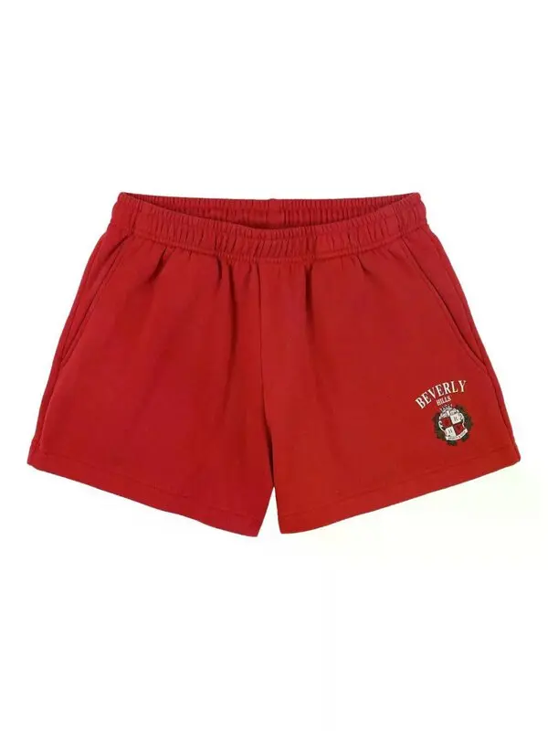 Sporty & Rich Graphic Print Bermuda Shorts