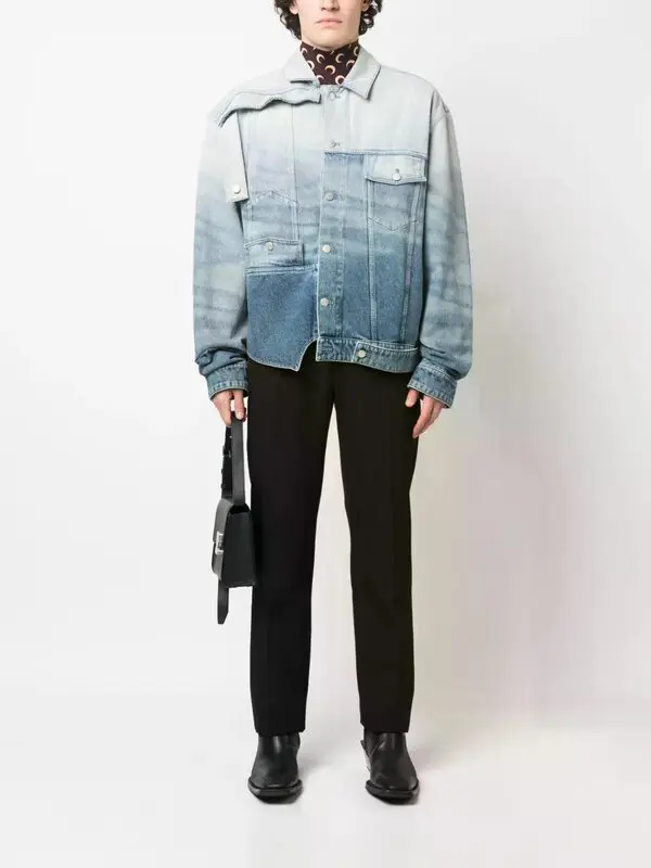 BOTTER Whiskering Effect Denim Jacket