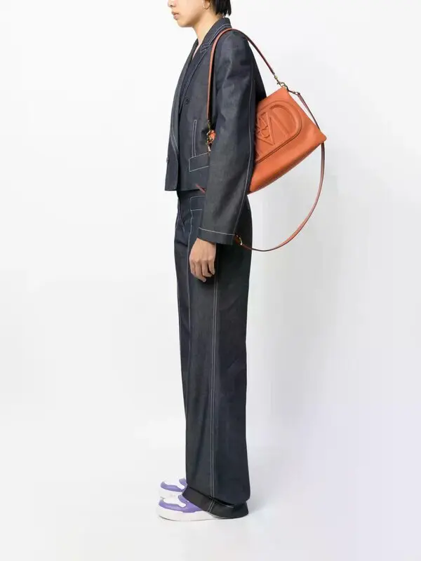 Mcm Medium Travia Leather Shoulder Bag