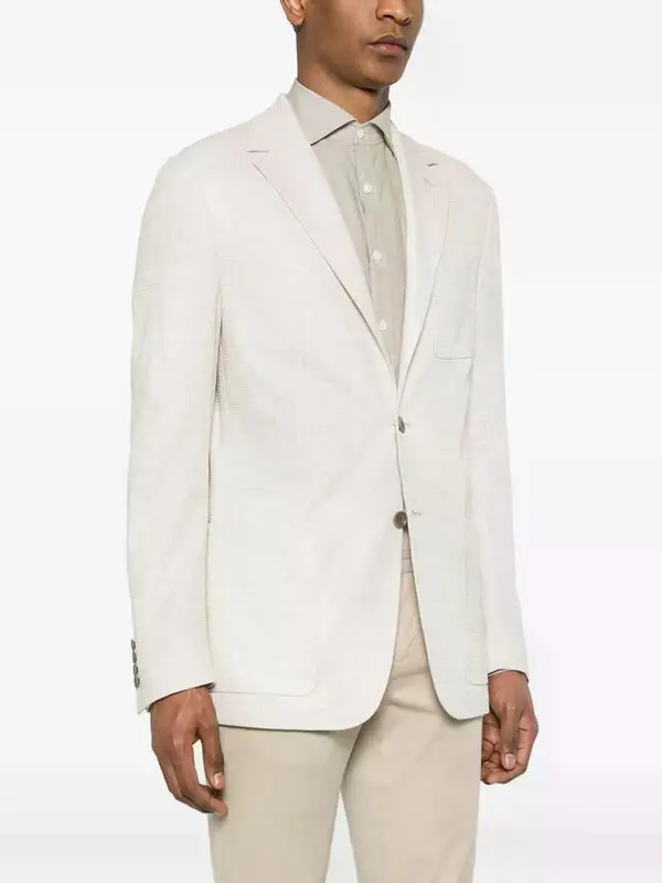 Canali Mélange-effect Blazer