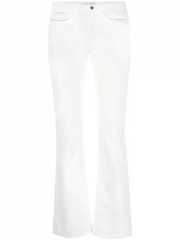 Alberta Ferretti Slim Fit Trousers Cotton