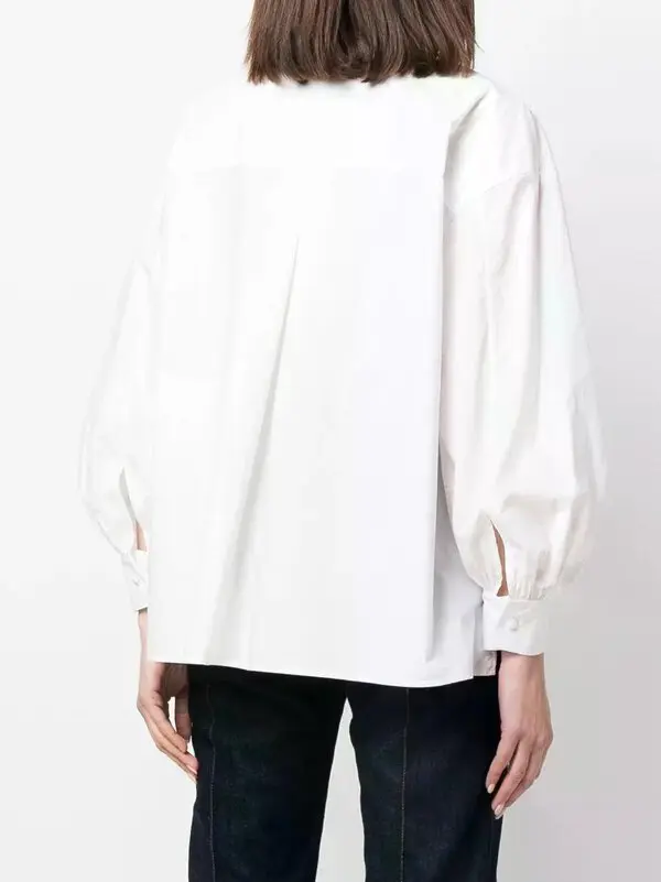 La DoubleJ Poet Sleeve Cotton Poplin Shirt