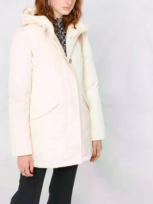 Woolrich Padded Short Coat With Hood