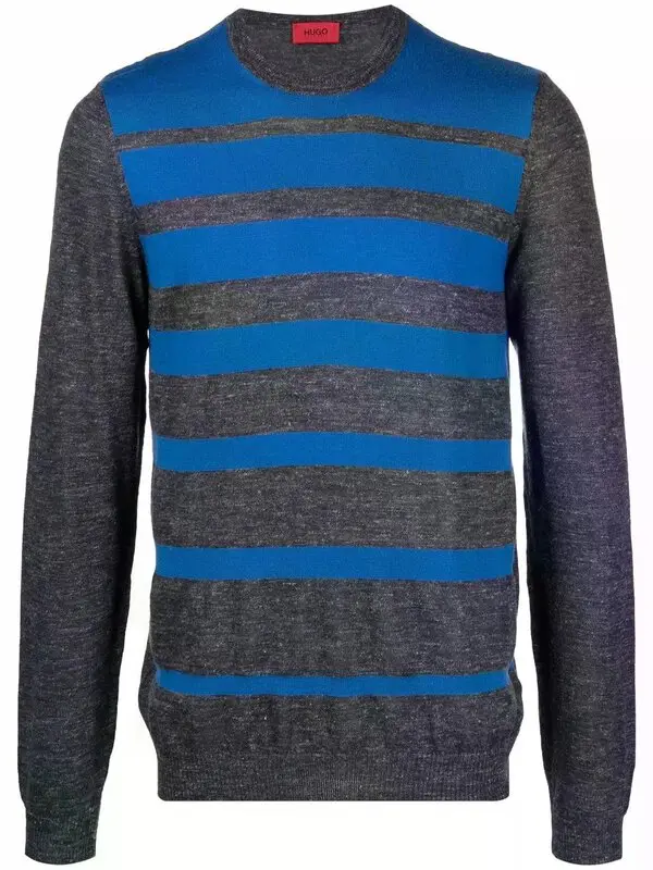 BOSS Striped Knit Jumper