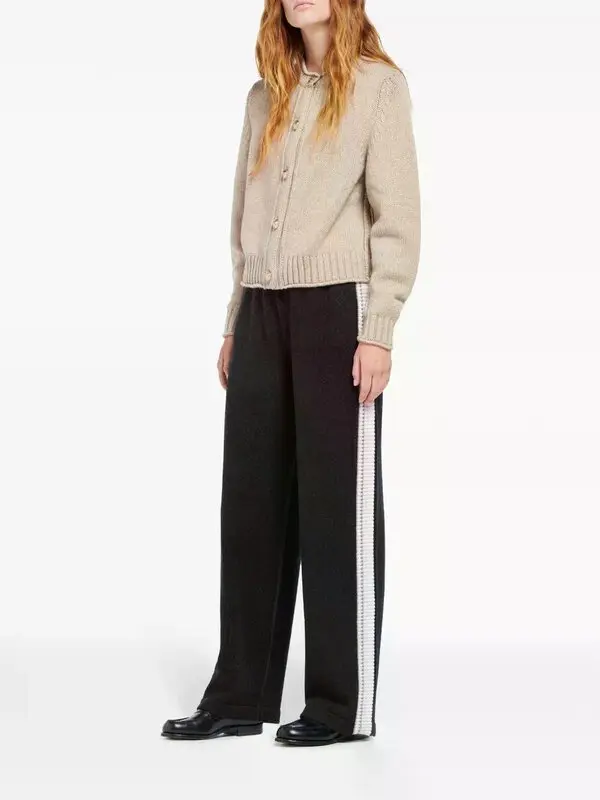 BARRIE Chunky Cashmere Cardigan - Neutrals