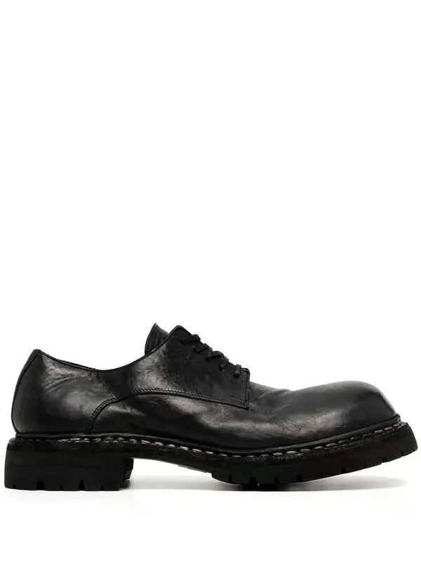 Guidi Leather Derby Shoes
