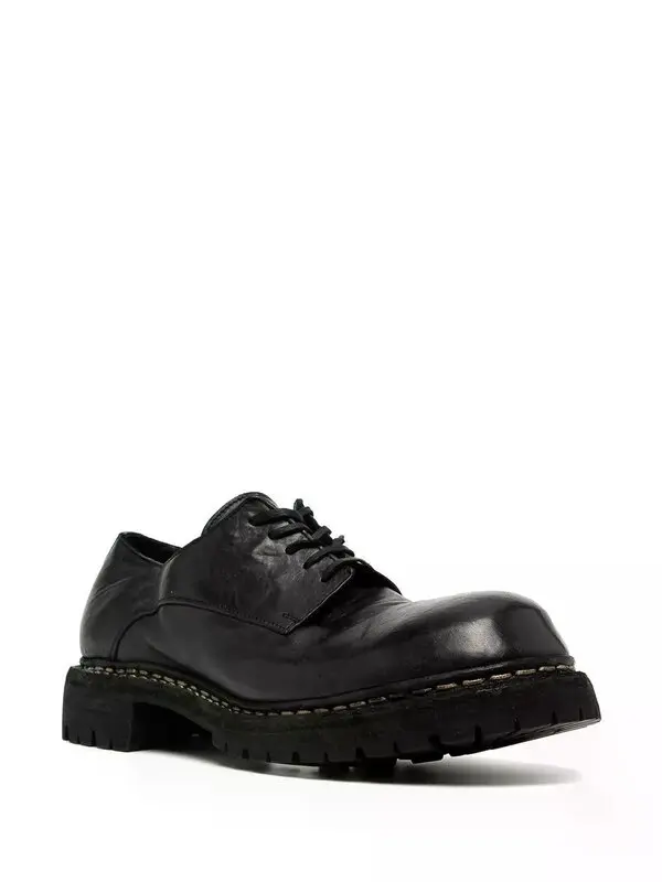Guidi Leather Derby Shoes