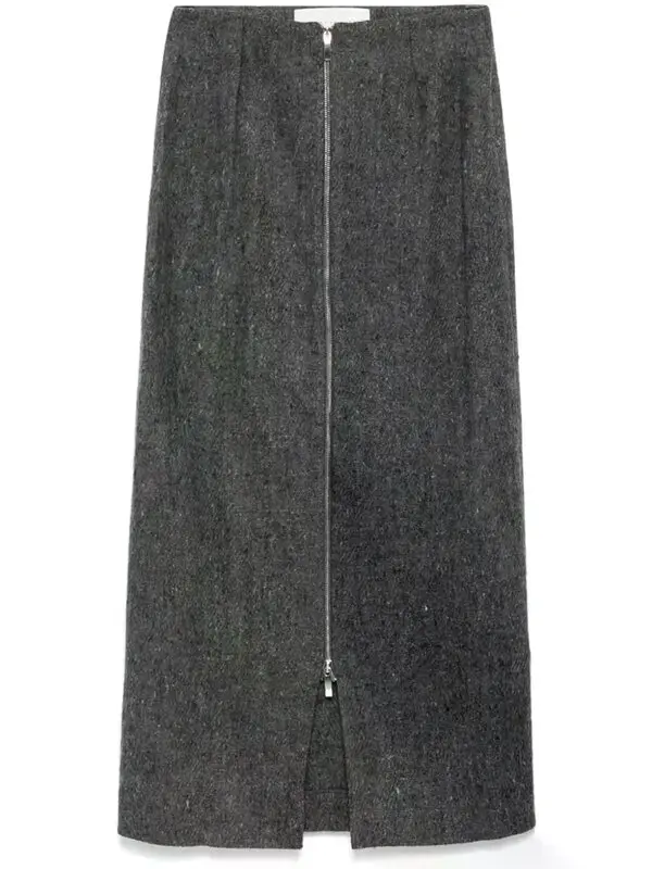 CONNER IVES Reconstituted Military Blanket Skirt